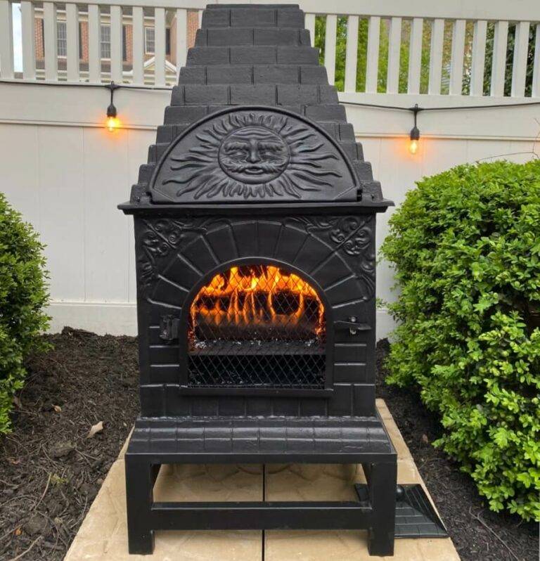 The Casita Grill Chiminea | The Blue Rooster Company